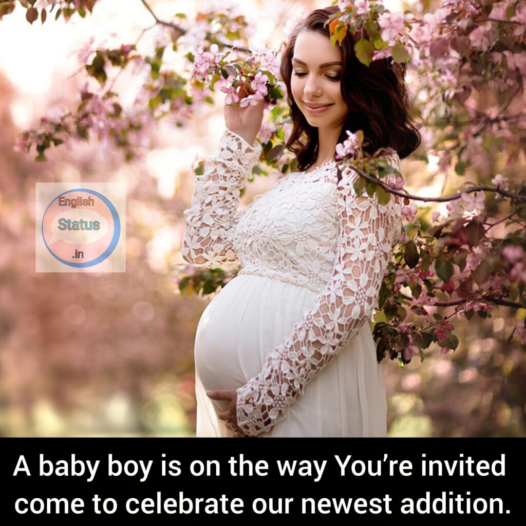 Baby Shower Status in English | Best Baby Shower Status for WhatsApp ...